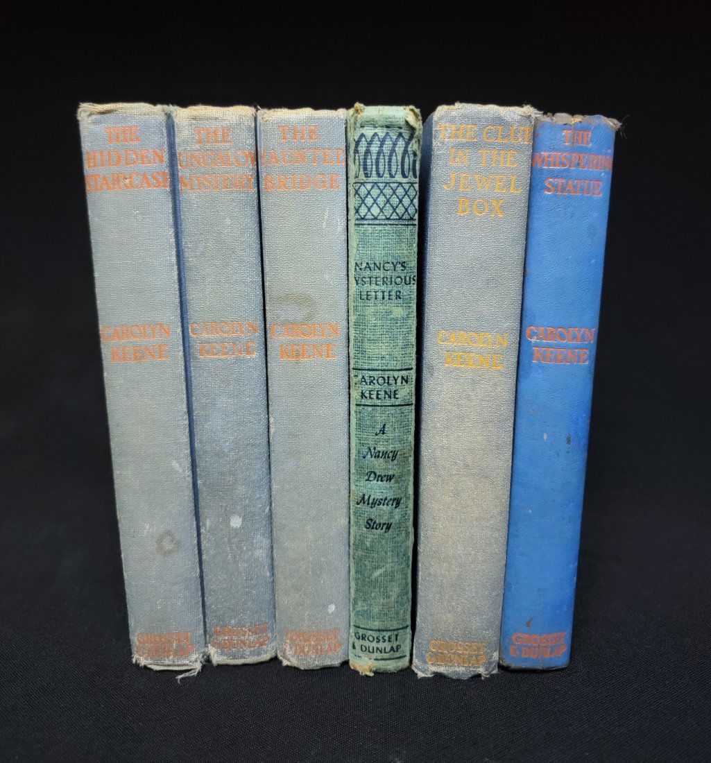 Set Of 6 First Edition/print Nancy Drew Novels