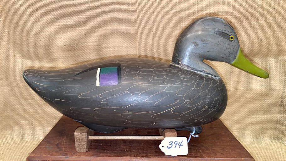 Butch Parker Oversized Black Duck Decoy