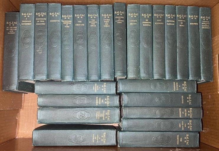 Honore De Balzac Book Set 25 Volumes