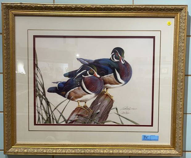 LARGE ART LAMAY WOOD DUCK PRINT (#0295) on Jan 01, 2023 | Russum's ...