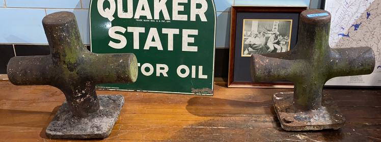 Pair Of Large Ship Cleats