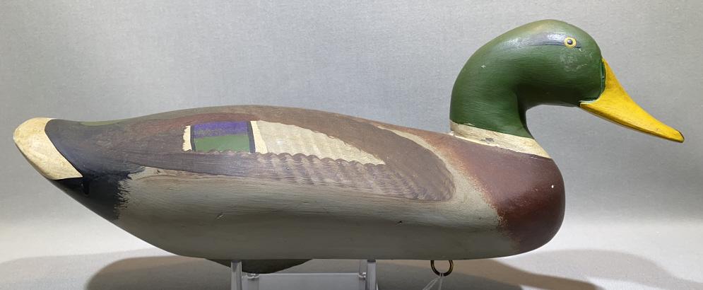 Capt Harry Jobes Mallard Drake Working Decoy Auction