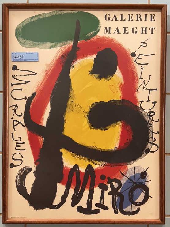 Murals Peintures, Art Print & Joan Miro Auction