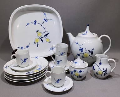 Royal Copenhagen Partial Tea Set