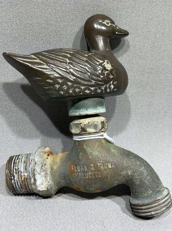 Flora & Fauna Brass Duck Spigot