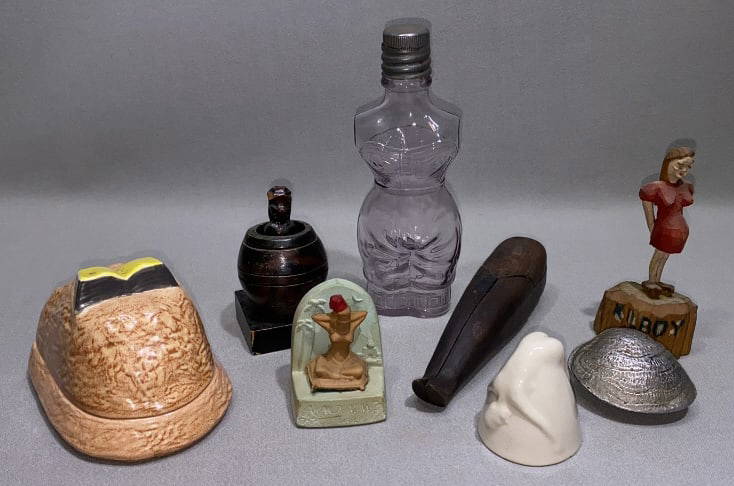 Lot Of Various Naughty Risque Novelties Auction