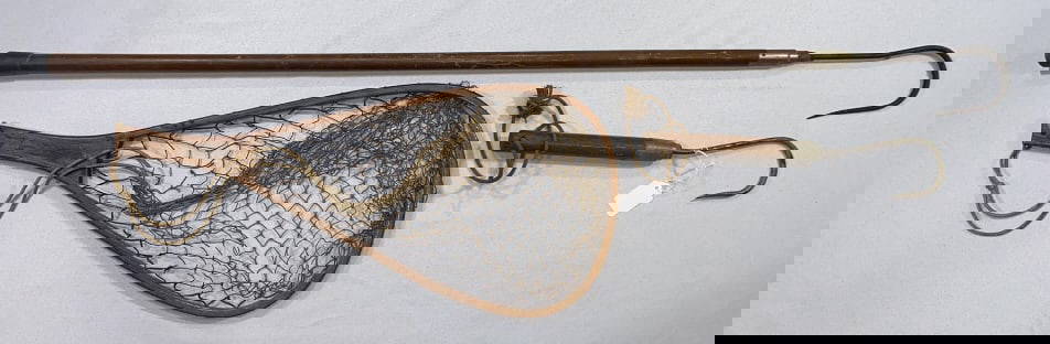 2 Vintage Gaffs & Trout Net Auction