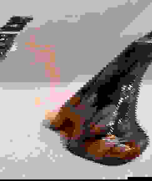 Antique Decorated Stoneware Shoe Flask Auction