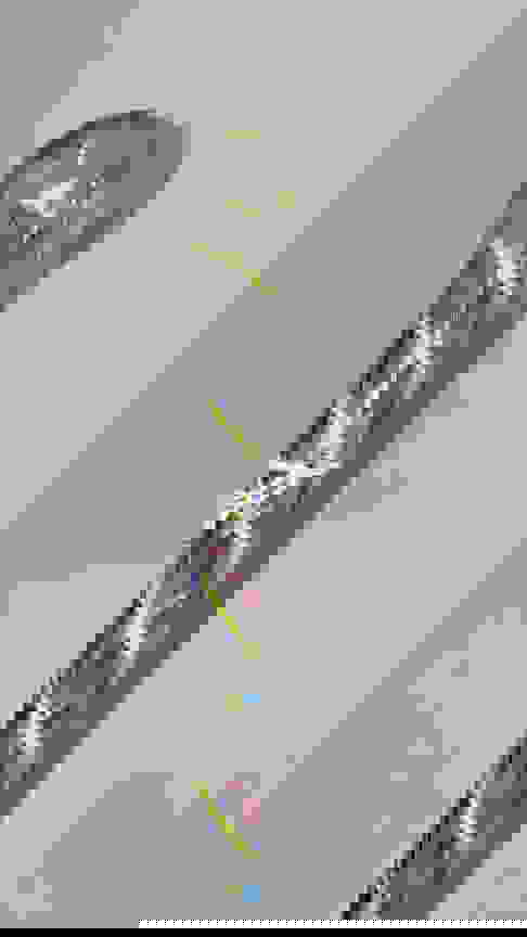 Antique Multi Color Hand Blown Parade Cane Auction