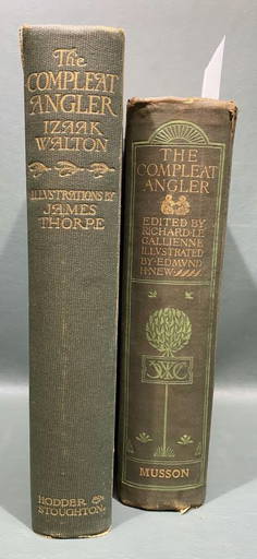 2 "the Compleat Angler" Books