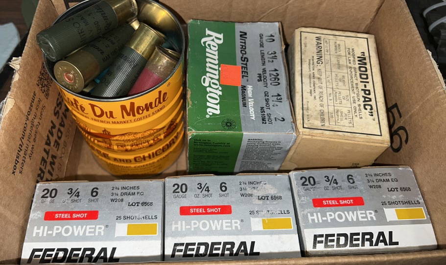 Box Lot Of Various Shot Gun Shells Auction