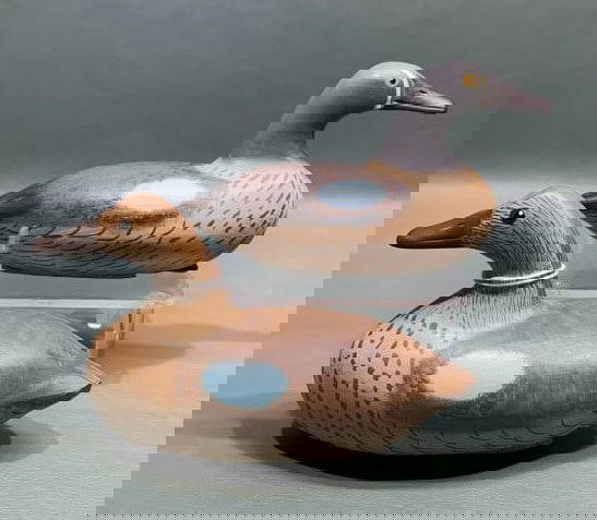Pair Bob Litzenberg Blue Wing Teal Mini Decoys Auction