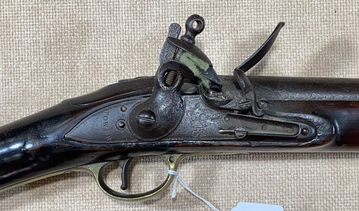 Antique Tower "brown Bess" Flintlock Rifle Auction
