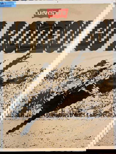 Levi's "go Rodeo" Advertising Poster