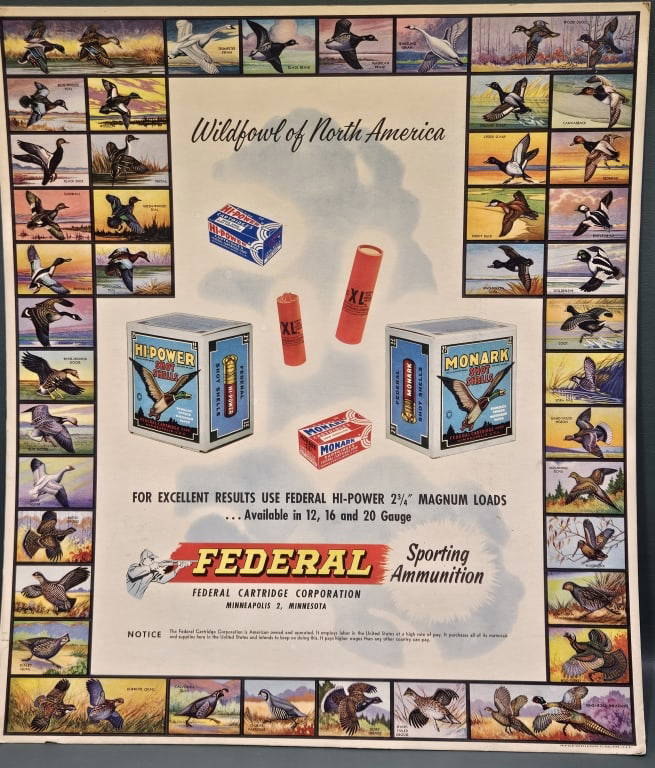 Large Federal Ammo Advertising Auction