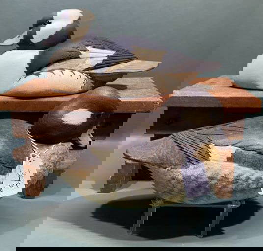 Pair Of Decorative Carved Bufflehead Decoys Auction