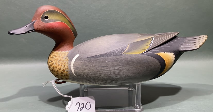 George Strunk Green-winged Teal Auction