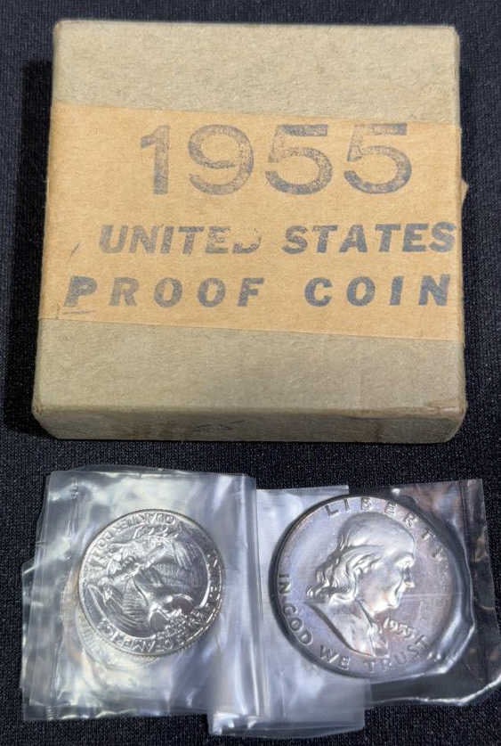 1955 United States Proof Coin Set Auction