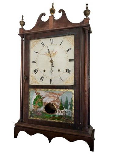 Rare Eli Terry Pillar & Scroll Clock (#0700) on Jan 08, 2023 | SB SOS ...