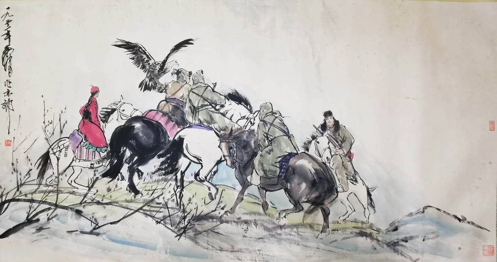 Huang Zhou (1925–1997), Attributed To, Figures