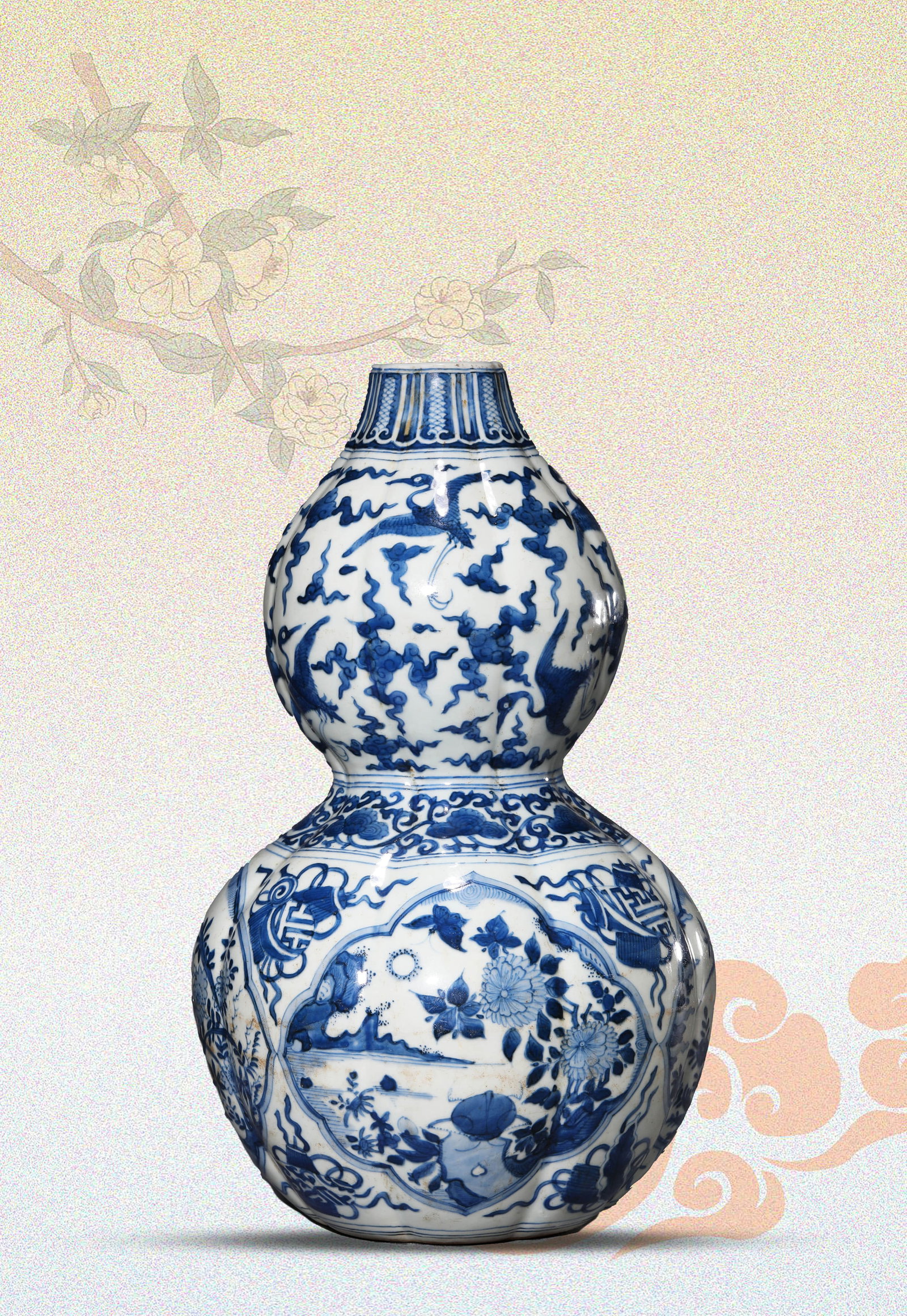 A Blue And White 'babao And Flowers' Vase - May 26, 2025 | Azaya Art ...