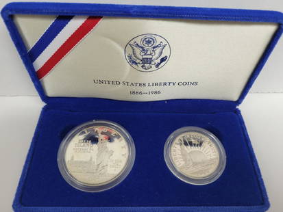 1886 1986 Commemorative United States Liberty Coins
