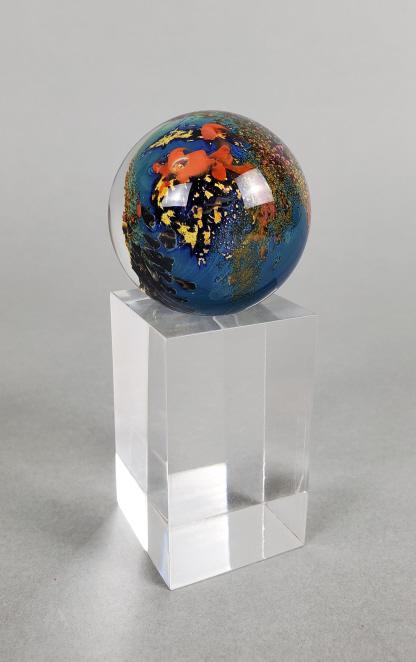 Josh Simpson Studio Case Inhabited Mega Planet 1 3/4" Diameter Art ...