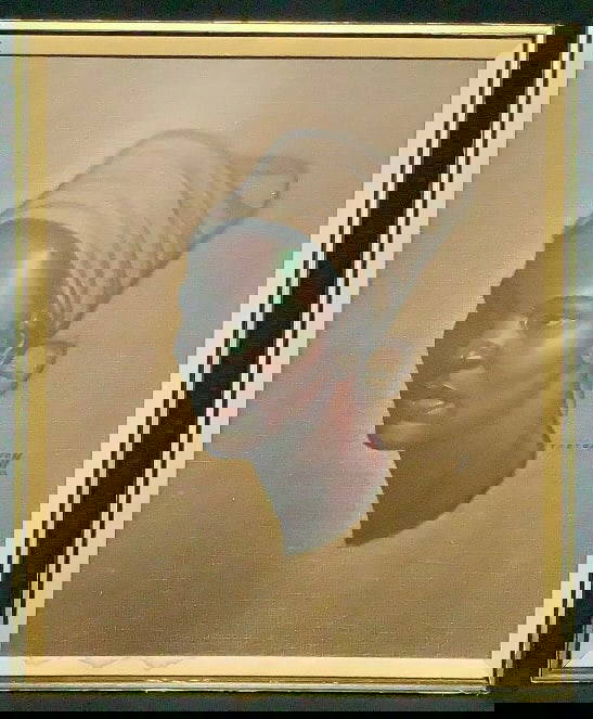 1952 Signed Zulu Maiden By Vladimir Tretchikoff Measures 26"x Auction