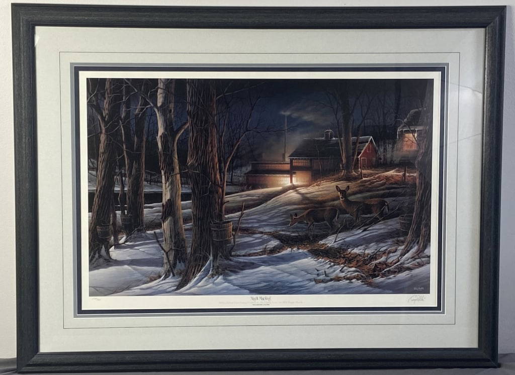 Terry Redlin Framed Print Night Mapling Signed Signed Limited Edition ...