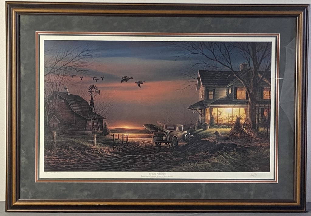 Terry Redlin Artist's Proof Framed & Signed Special Memories By Terry ...