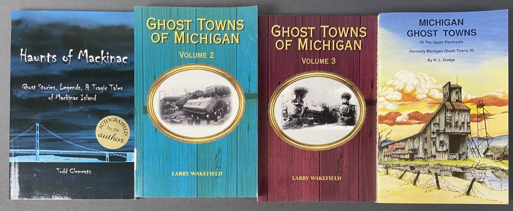 Michigan Ghost Story Books Set Of 4 One Signed Haunts Of Mackinac Ghost ...