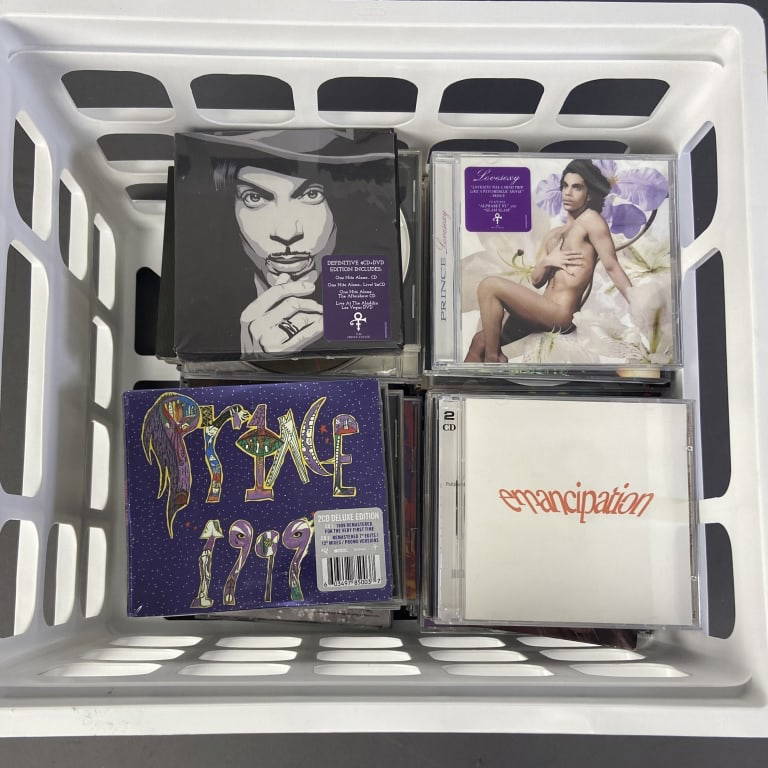 Lot Of Prince Cds 1999, Lovesexy, Emancipation Crate Full Of Compact ...