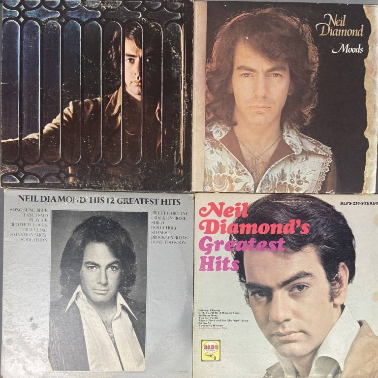 Vinyl Neil Diamond Records Set Of Four Neil Diamond's Greatest Hits ...