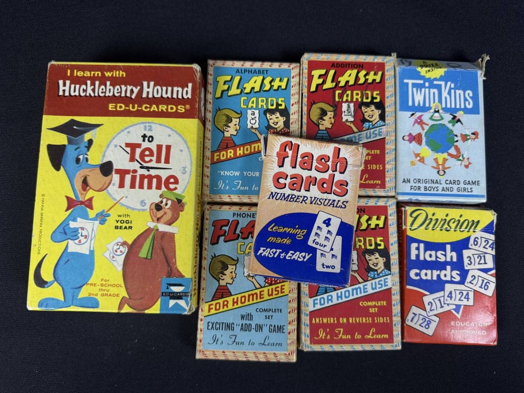 Vintage Educational Children’s Flash Cards Warren Paper Products And Ed ...