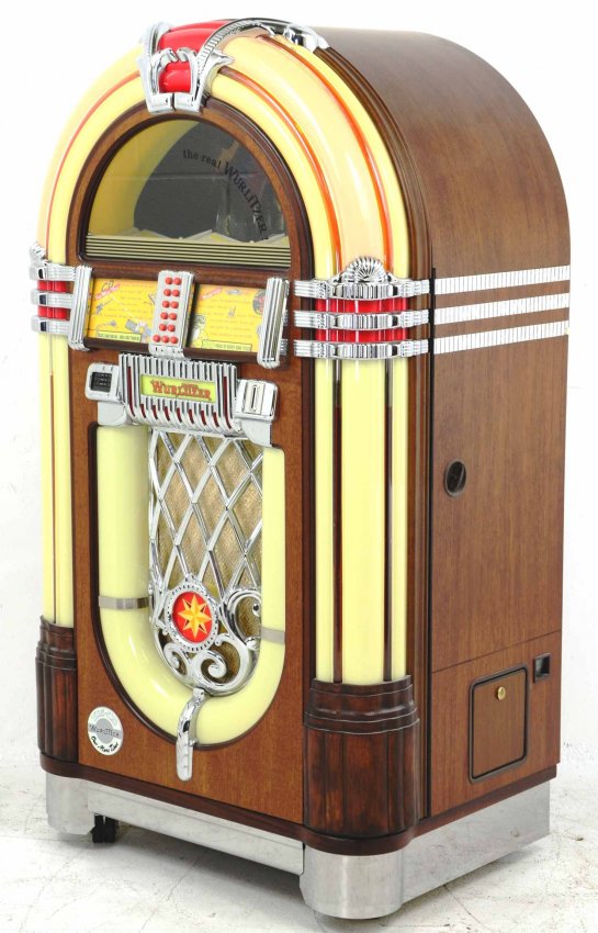 Nostalgic Wurlitzer 1015 CD Jukebox Bubbler CD Player : Lot 121