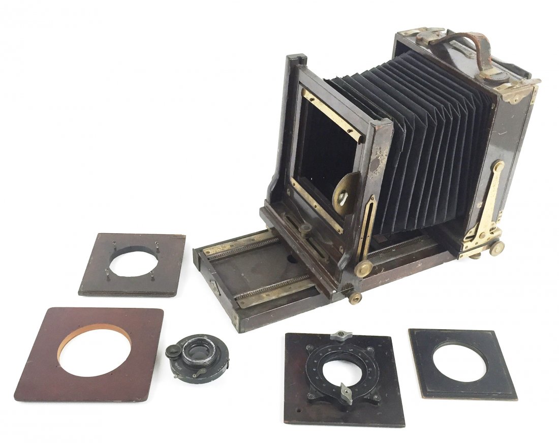 AGFA ANSCO Folding Wood Rail Large Format Camera
