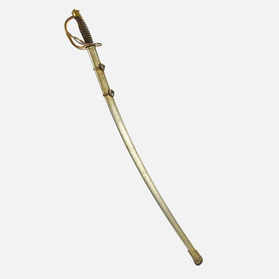 Ames 1860 Model Civil War Cavalry Sword W/scabbard