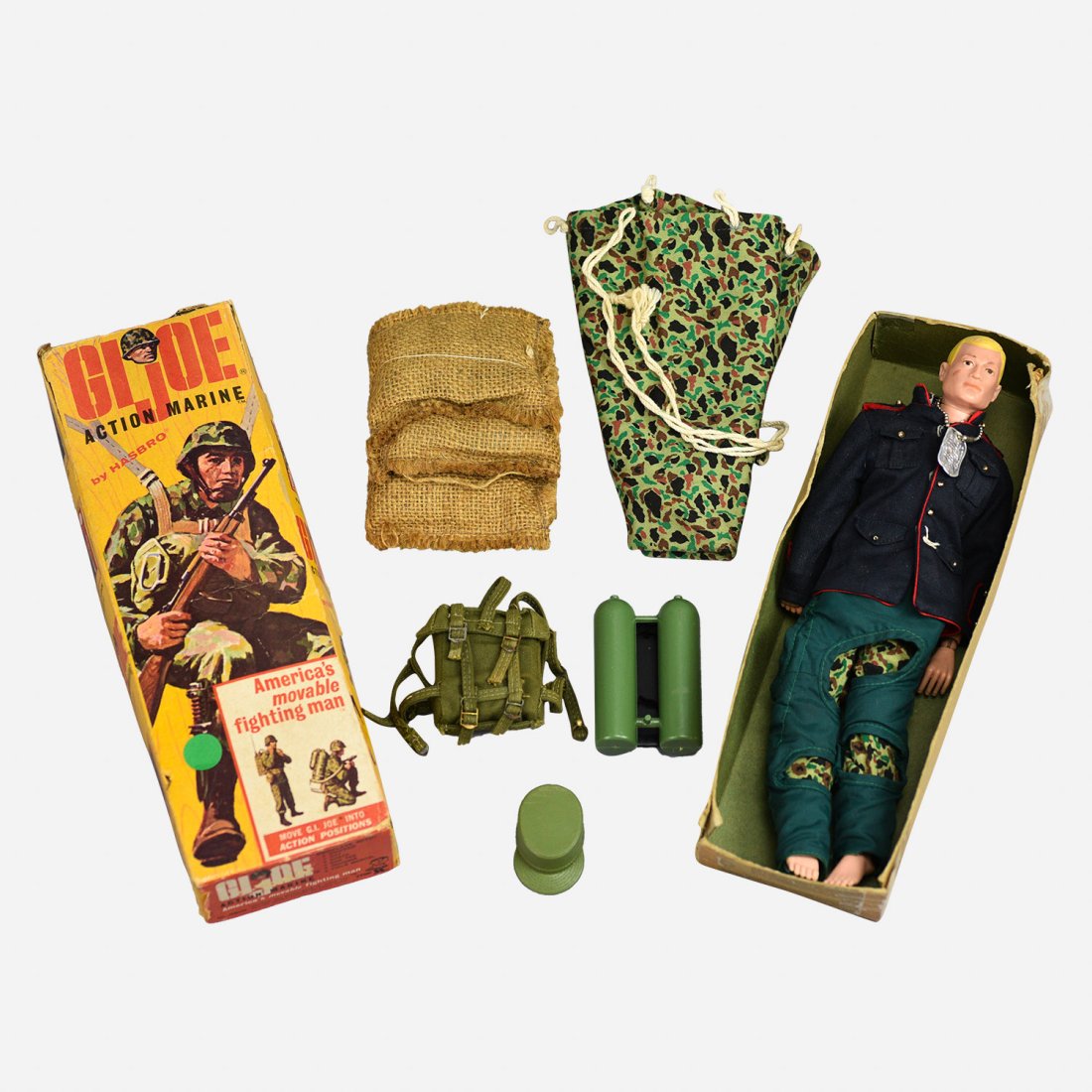 Vintage 1964 Gi Joe Figure W/ Box & Accessories Vintage 1964 Gi Joe Figure W/ Box & Accessories