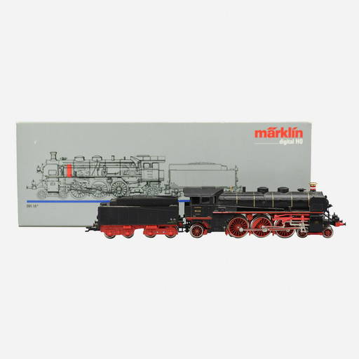 Vintage Marklin 18434 Ho Scale Locomotive W/coal Carrier And Original Box