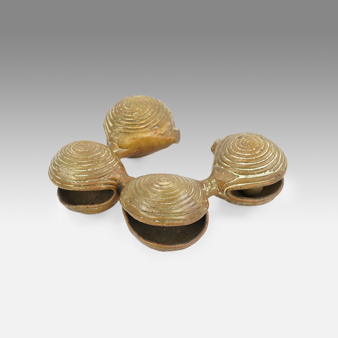 Dan African Brass Crotal Bell Bracelet Anklet Tribal Currency, Liberia ...