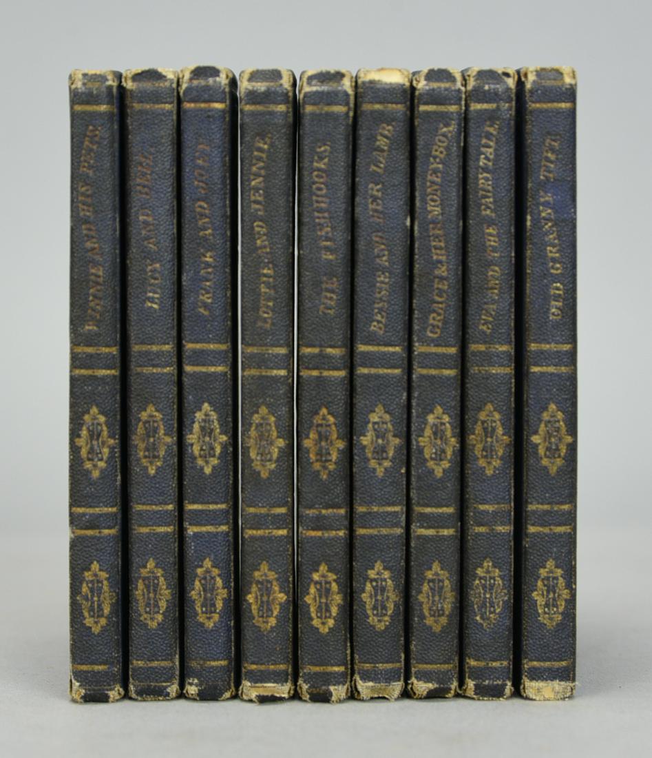 Group Of Nine Miniature Childrens Poetical Books By Rena Ray C.1860s ...
