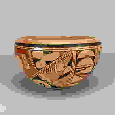 Ruth Paymella Hopi Pewa Polychrome Pottery Bowl Auction