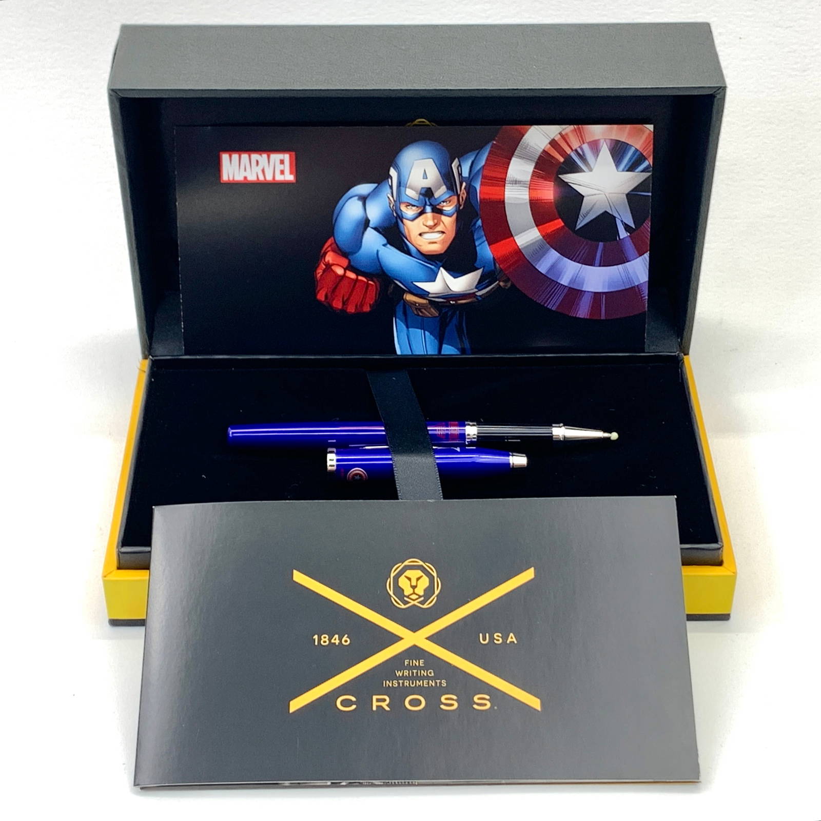Cross Captain America Marvel First Avenger Ballpoint Pen W/box Auction