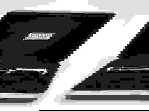 Unused Duke Germany 116 Black And Chrome Fountain Pen Mib Auction