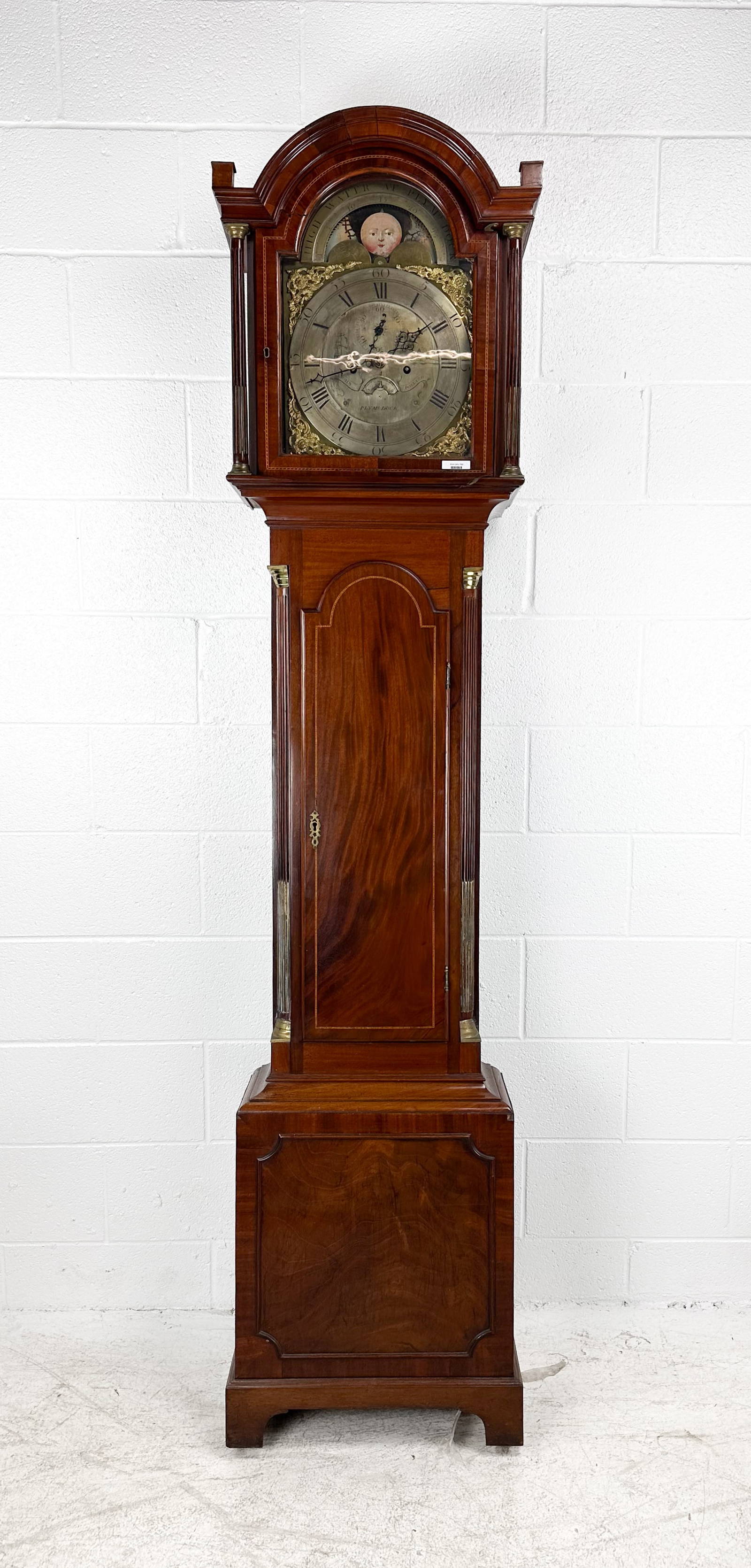 Antique 18thc John Pollard Tall Case Grandfather Clock Auction