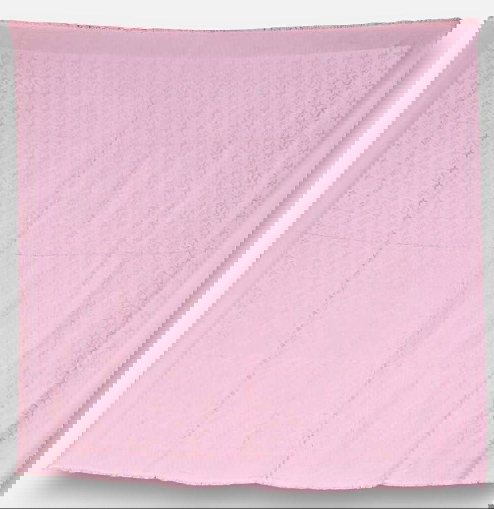 Louis Vuitton Lovely Rose Pink Silk And Wool Signature Logo, Tone On ...