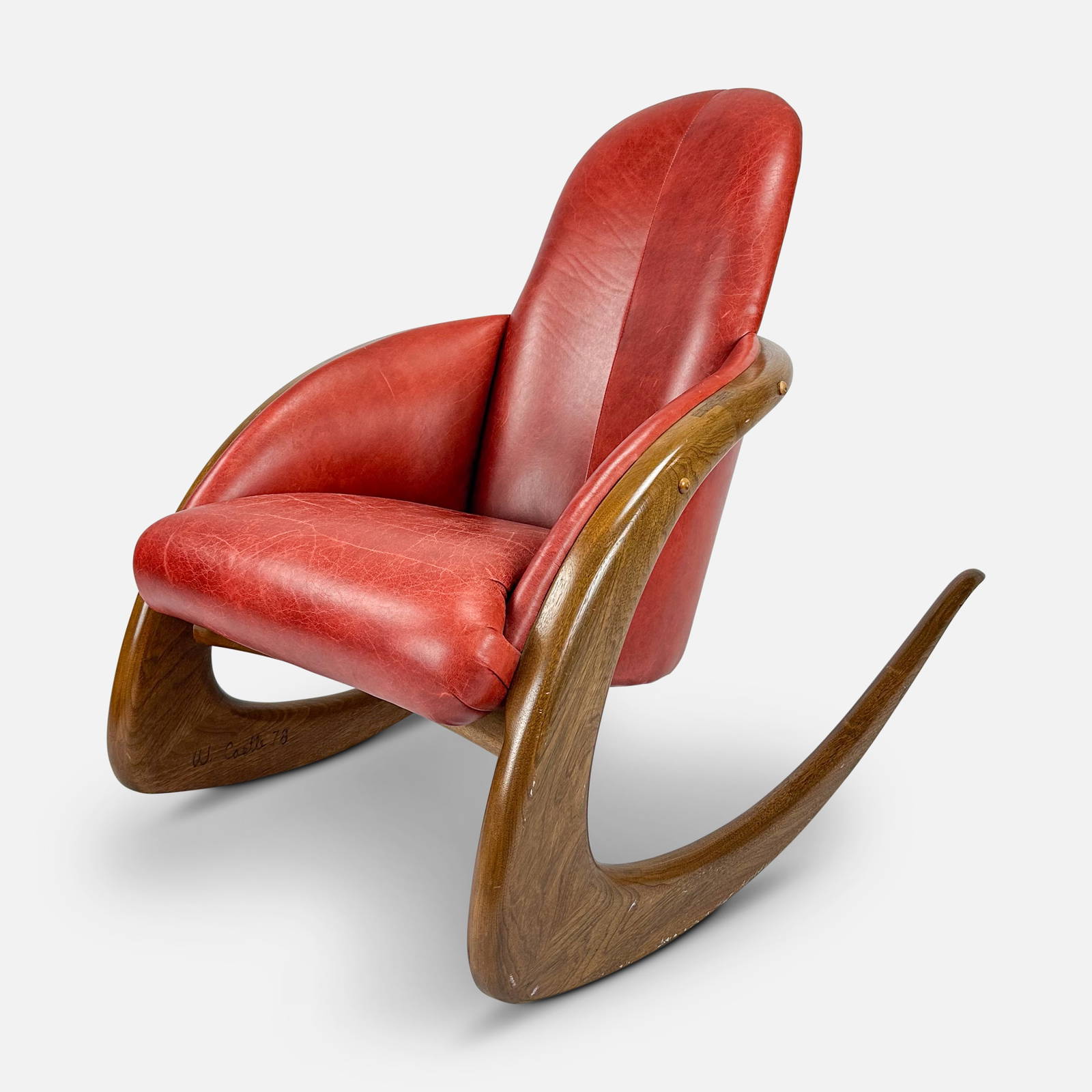 Wendell Castle 1978 Crescent Rocker Auction
