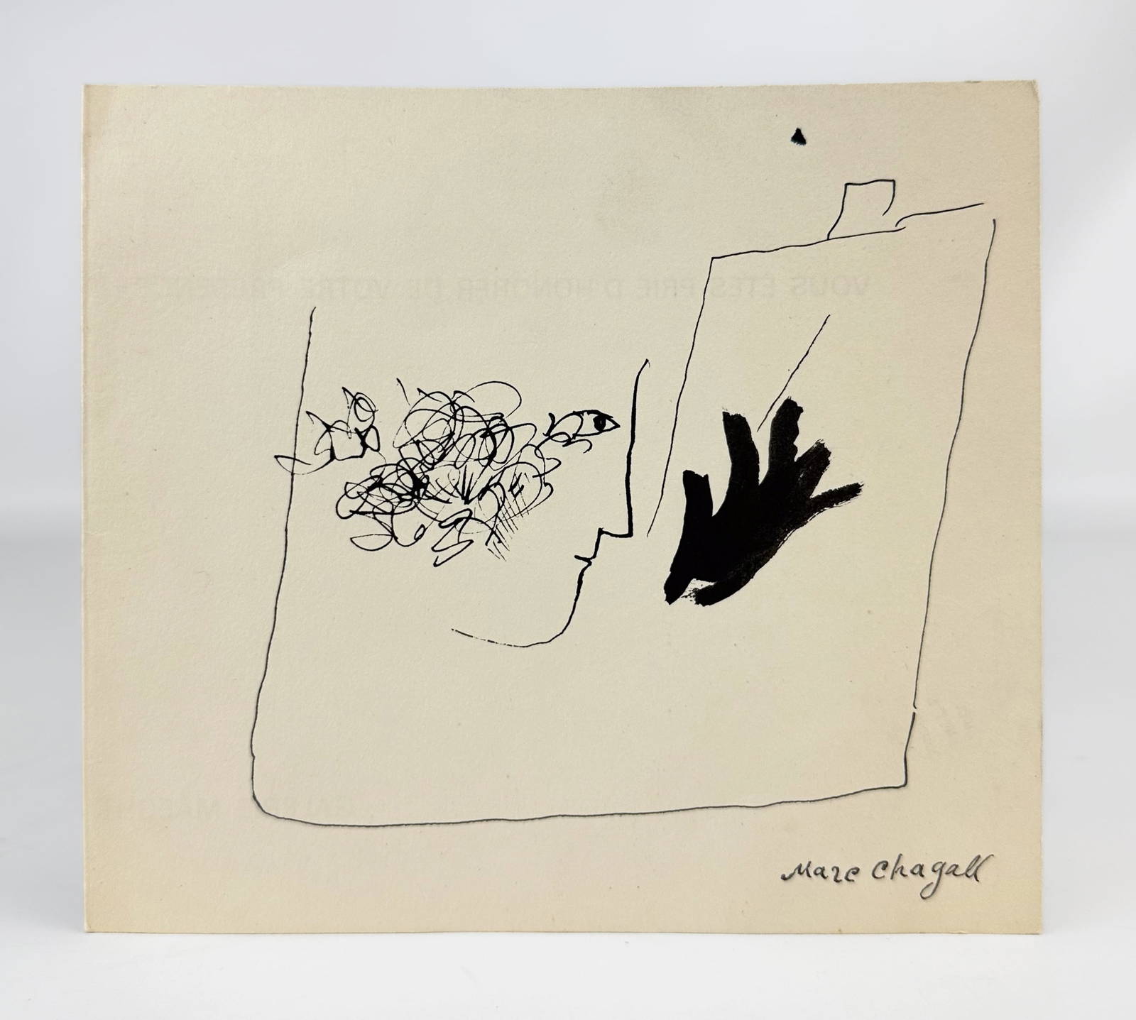 Marc Chagall Genuine 1964 Signed Silkscreen Print Galerie Maeght ...