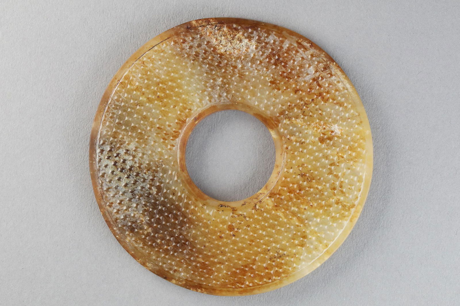 A RUSSET JADE BI DISC Han dynasty, 206 BC - AD 220 (#0375) on Nov 29 ...