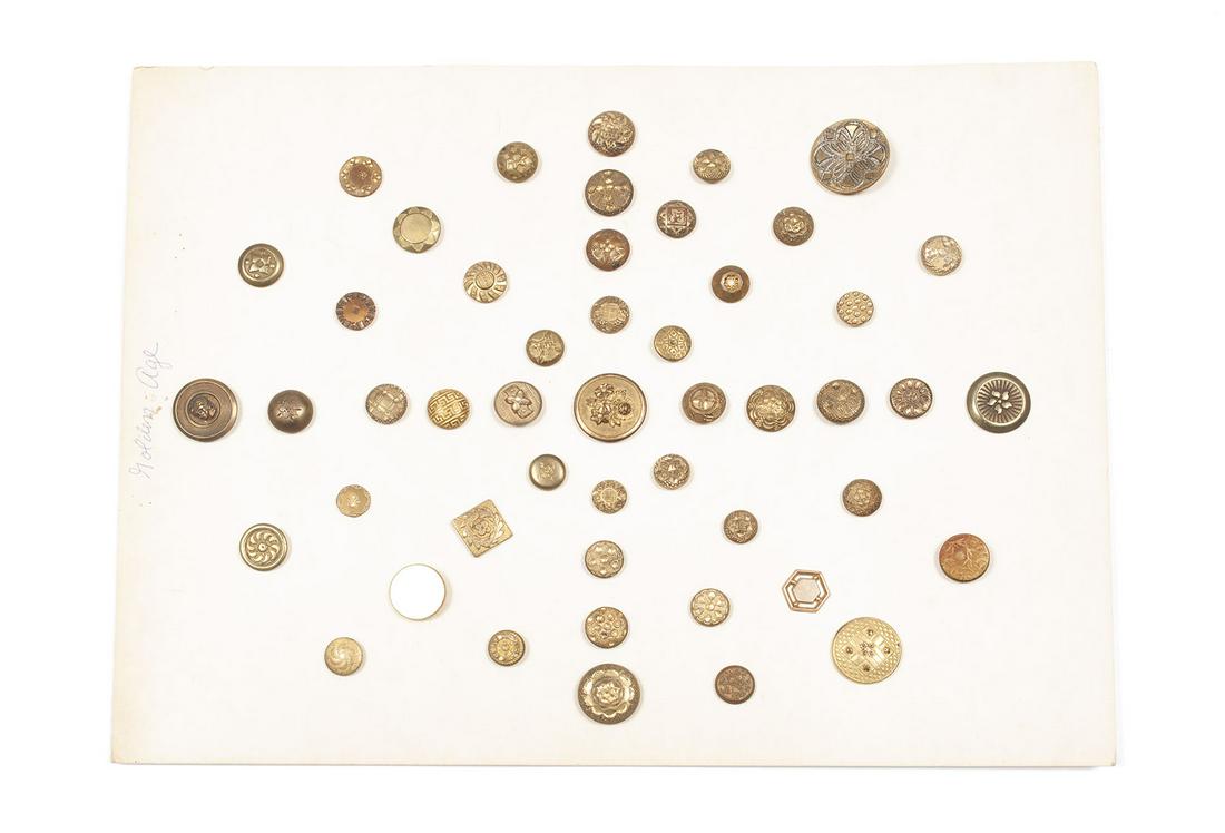 Collection Of Golden Age Jacksonian Buttons